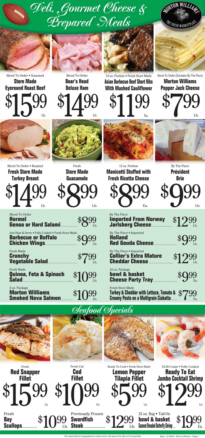 Morton Williams Weekly Ad Jan 30 – Feb 05, 2026