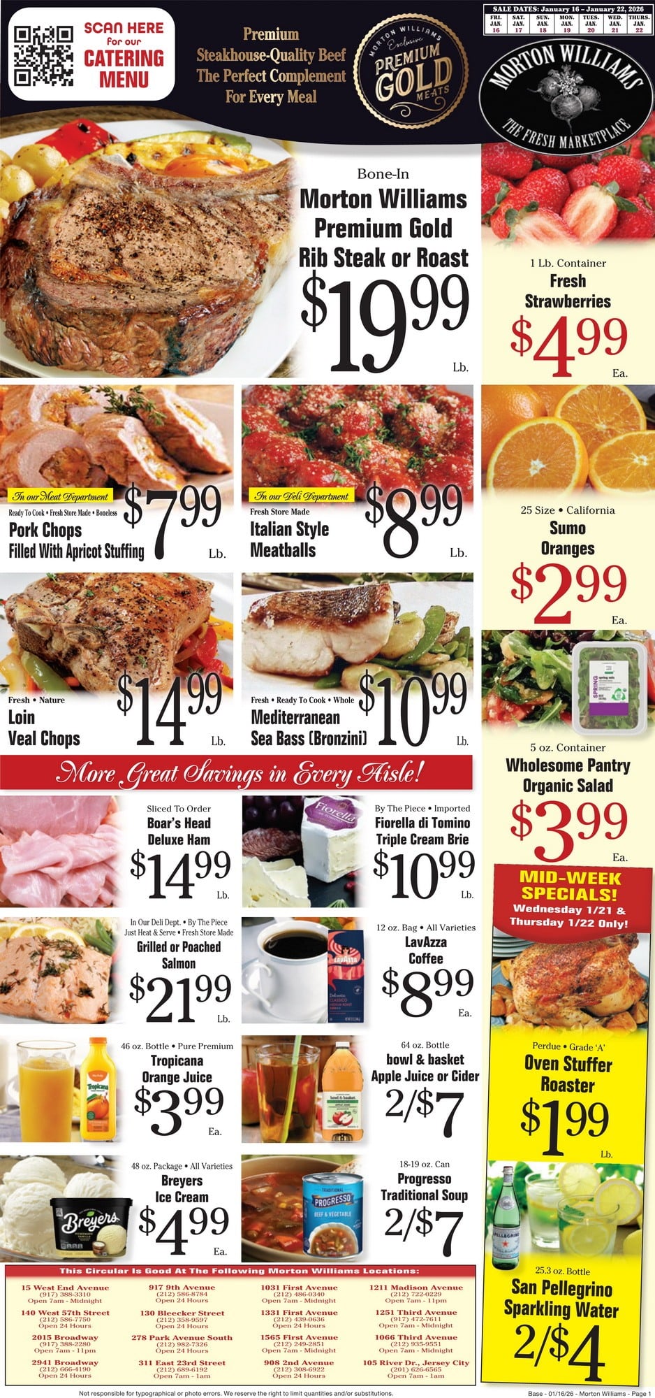 Morton Williams Weekly Ad Jan 16 – Jan 22, 2026
