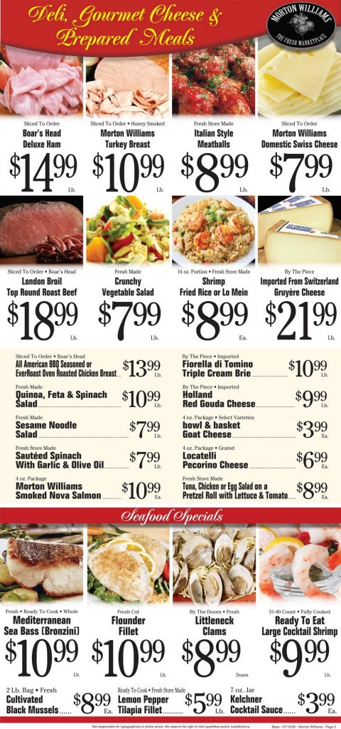 Morton Williams Weekly Ad Jan 16 – Jan 22, 2026