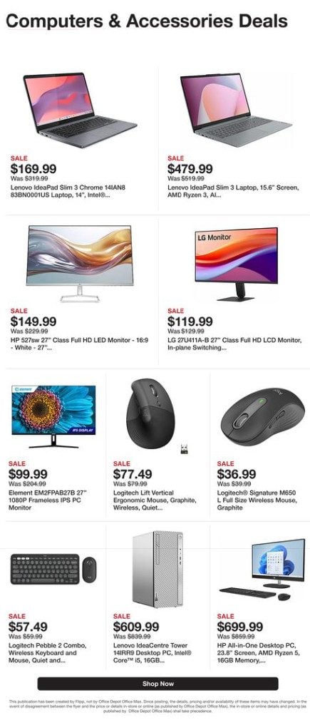 Office Depot Weekly Ad Jan 12 – Jan 18, 2026