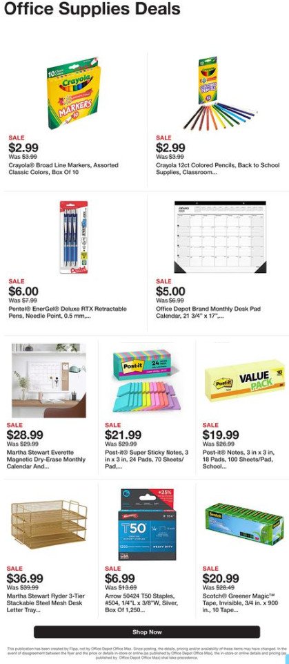 Office Depot Weekly Adnull