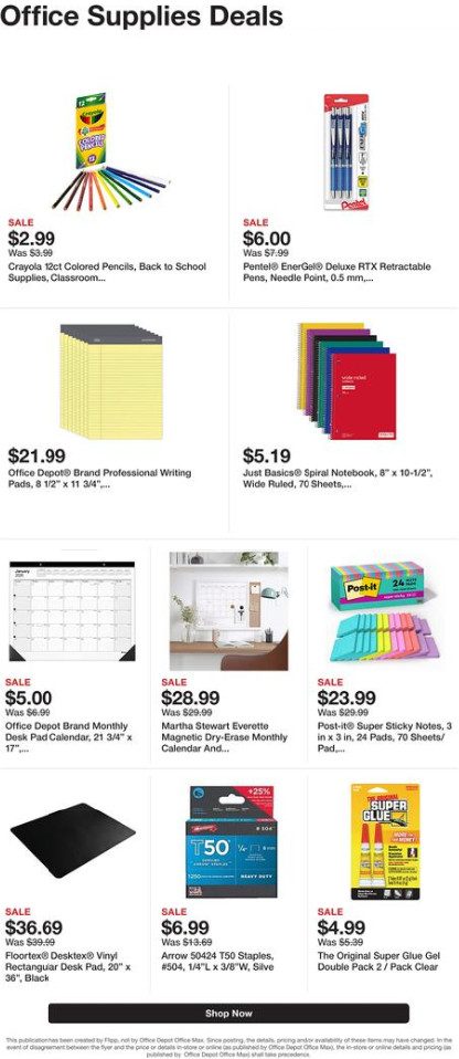 Office Depot Weekly Ad Jan 26 – Feb 01, 2026