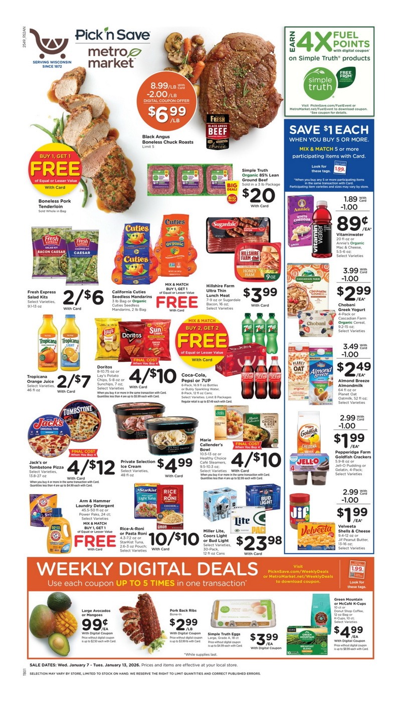 Pick 'n Save Weekly Ad Jan 07 – Jan 13, 2026 (Valentine's Day Promotion ...
