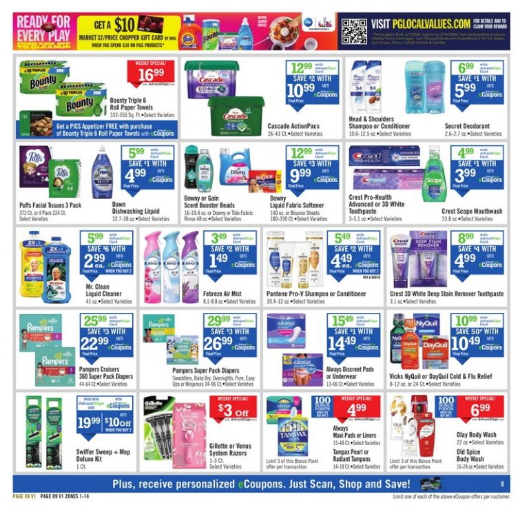 Price Chopper Weekly Ad Jan 25 – Jan 31, 2026
