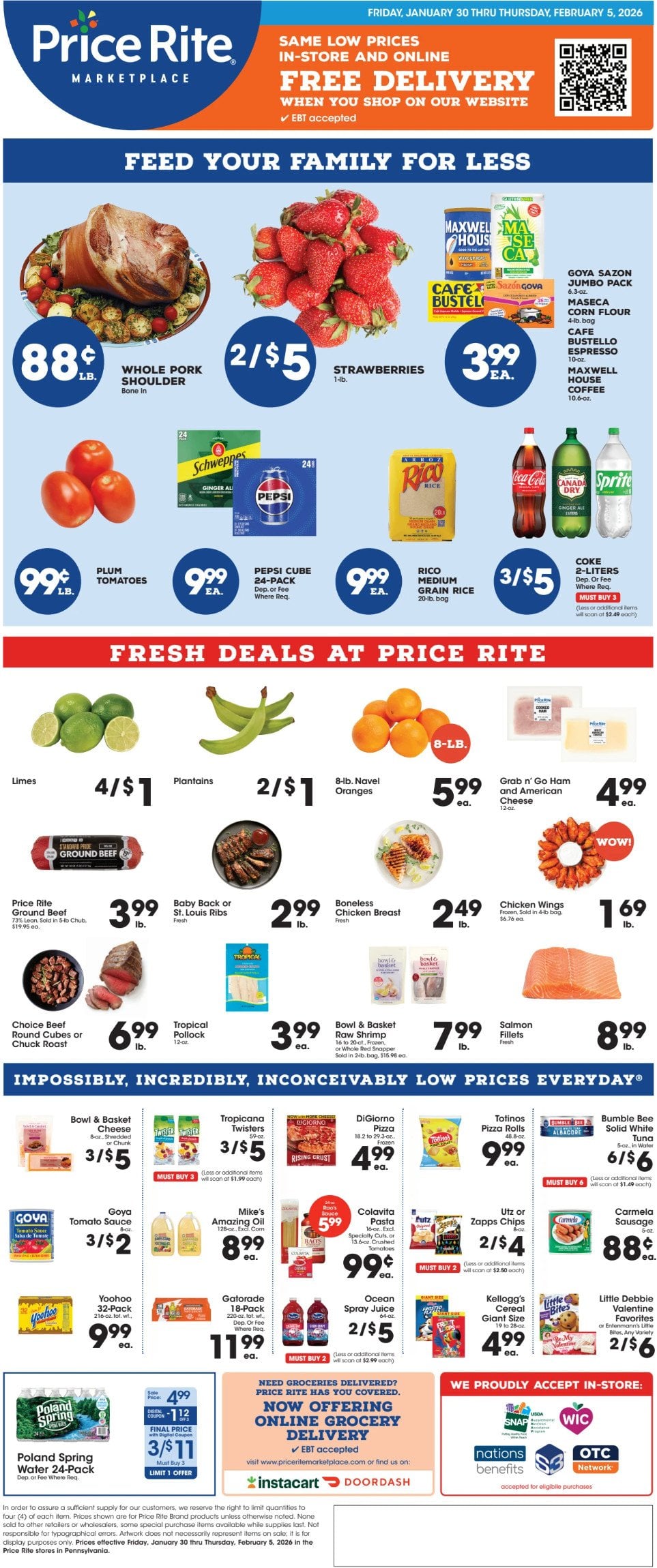 Price Rite Weekly Ad Jan 30 – Feb 05, 2026