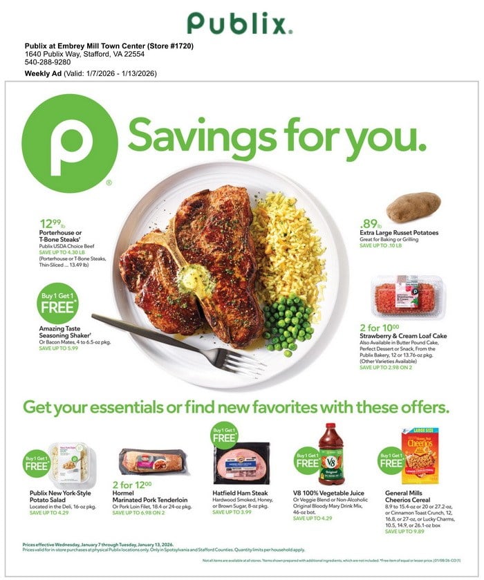 Publix Weekly Ad Jan 07 – Jan 13, 2026