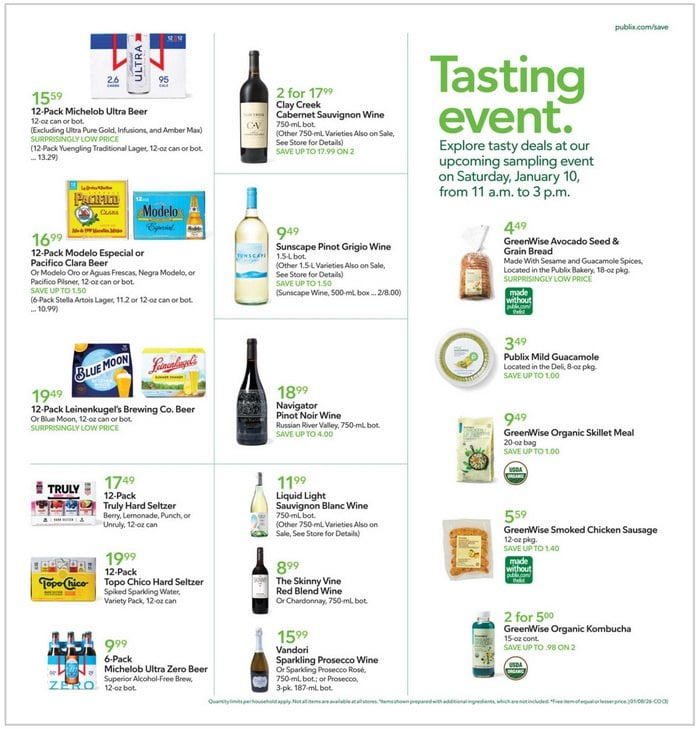 Publix Weekly Ad Jan 07 – Jan 13, 2026