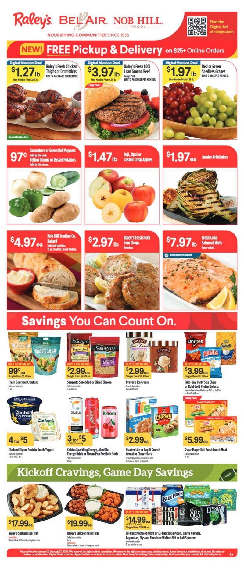 Raley's Supermarkets Weekly Ad Jan 21 – Jan 27, 2026