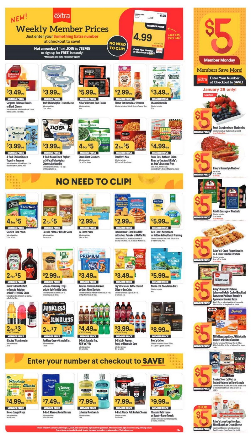 Raley's Supermarkets Weekly Ad Jan 21 – Jan 27, 2026