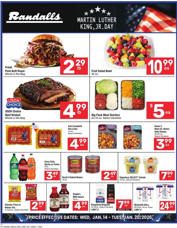 Randalls Weekly Ad Jan 14 – Jan 20, 2026