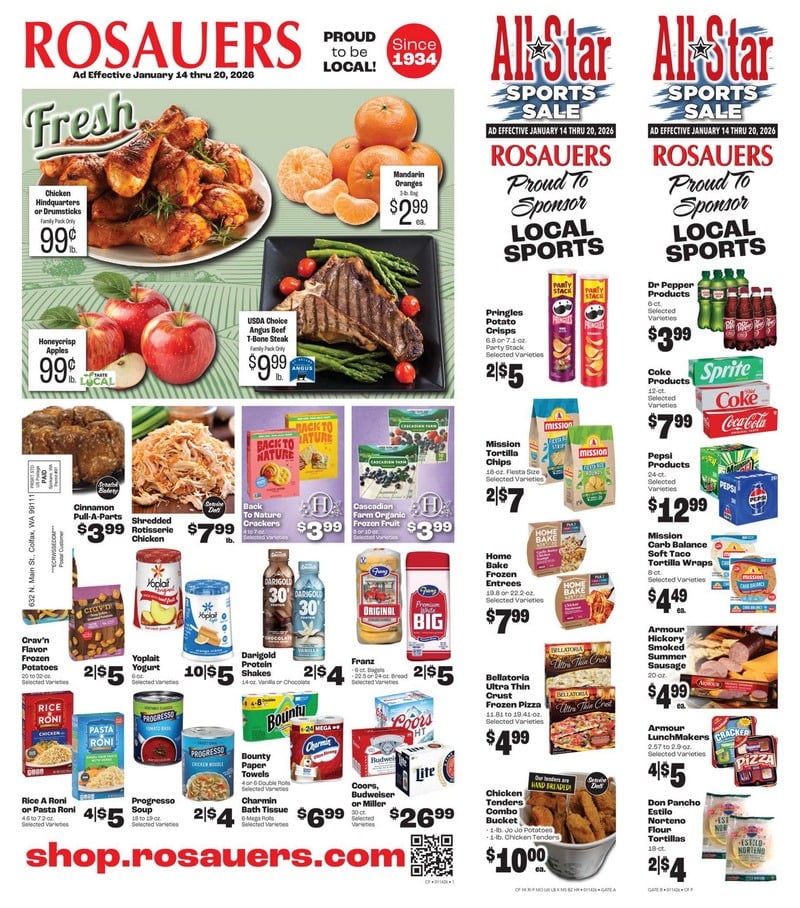 Rosauers Weekly Ad Jan 14 – Jan 20, 2026