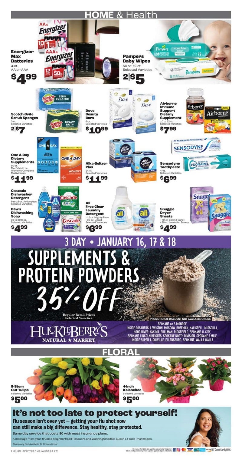 Rosauers Weekly Ad Jan 14 – Jan 20, 2026