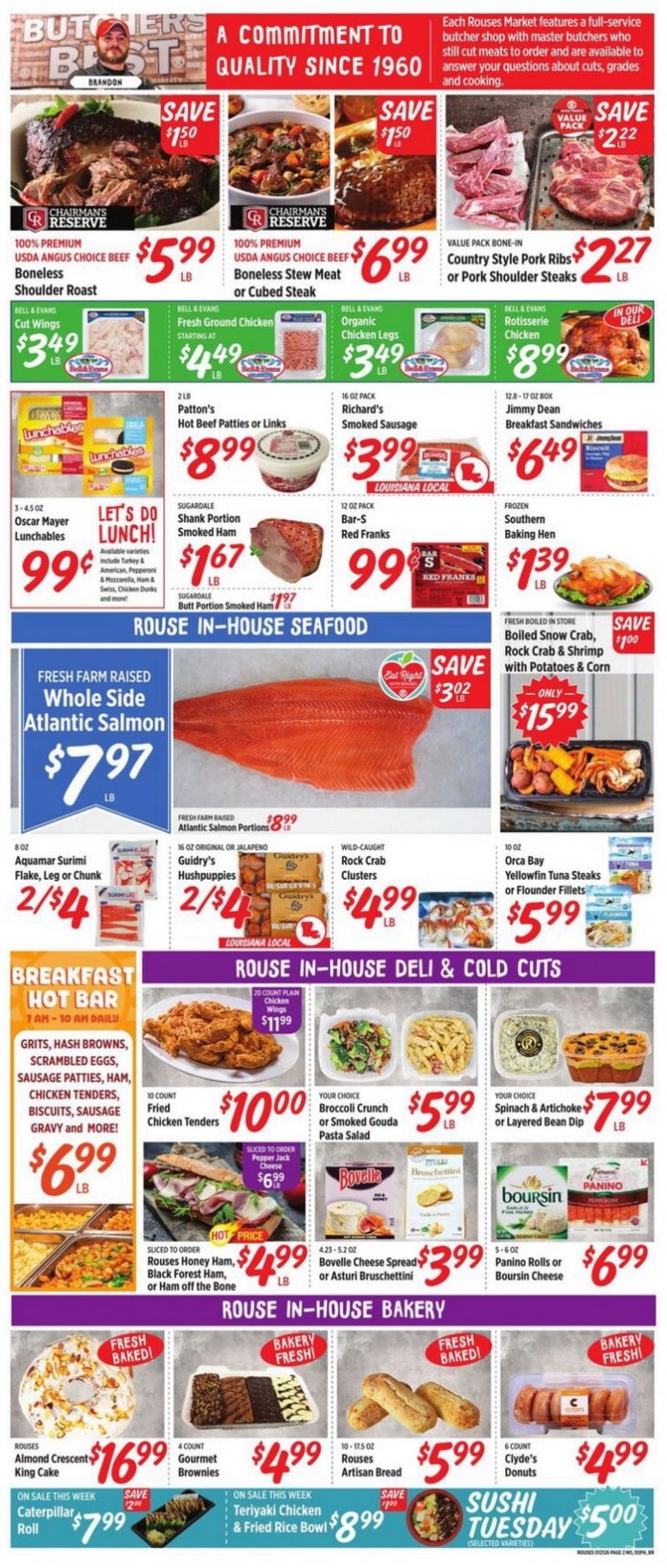 Rouses Weekly Ad Jan 21 – Jan 28, 2026 (Valentine's Day Promotion Included)