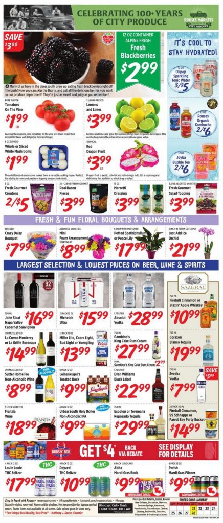 Rouses Weekly Ad Jan 21 – Jan 28, 2026 (Valentine's Day Promotion Included)