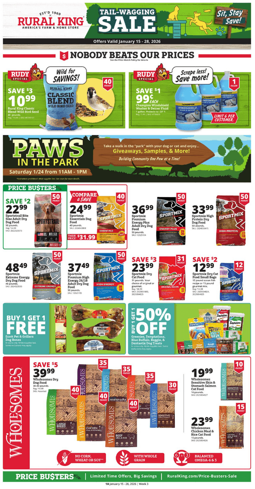 Rural King Weekly Ad Jan 15 – Jan 28, 2026