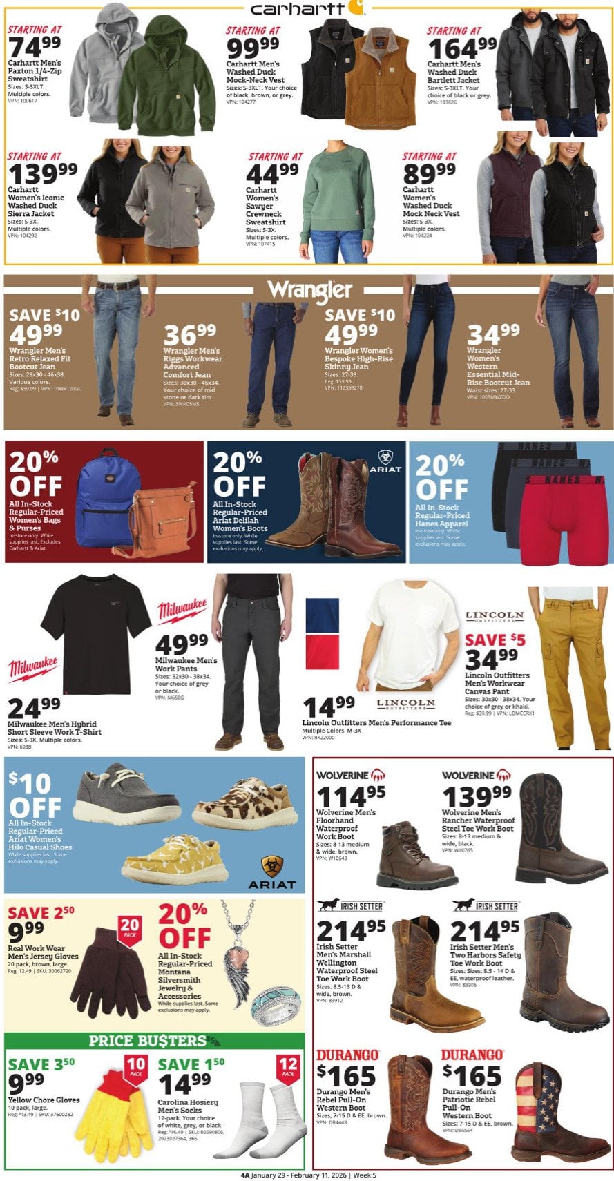 Rural King Weekly Ad Jan 29 – Feb 11, 2026