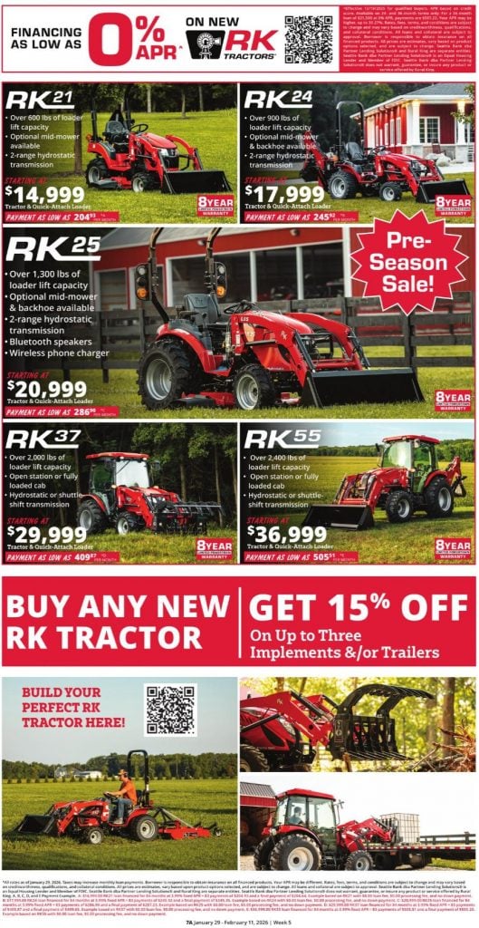 Rural King Weekly Ad Jan 29 – Feb 11, 2026