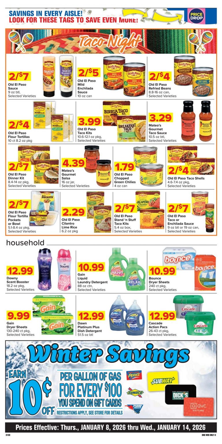SHOP 'n SAVE Weekly Ad Jan 08 – Jan 14, 2026