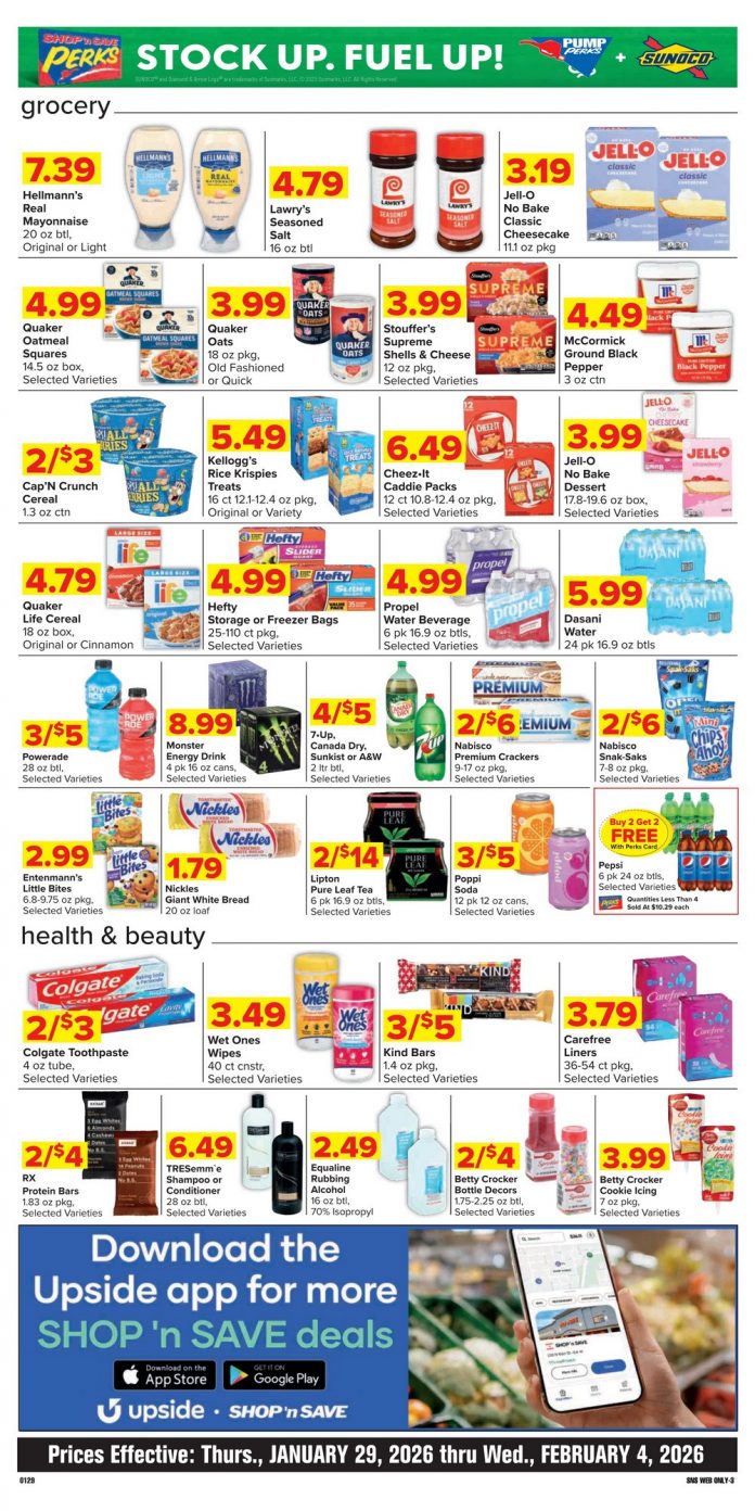 SHOP 'n SAVE Weekly Ad Jan 29 – Feb 04, 2026
