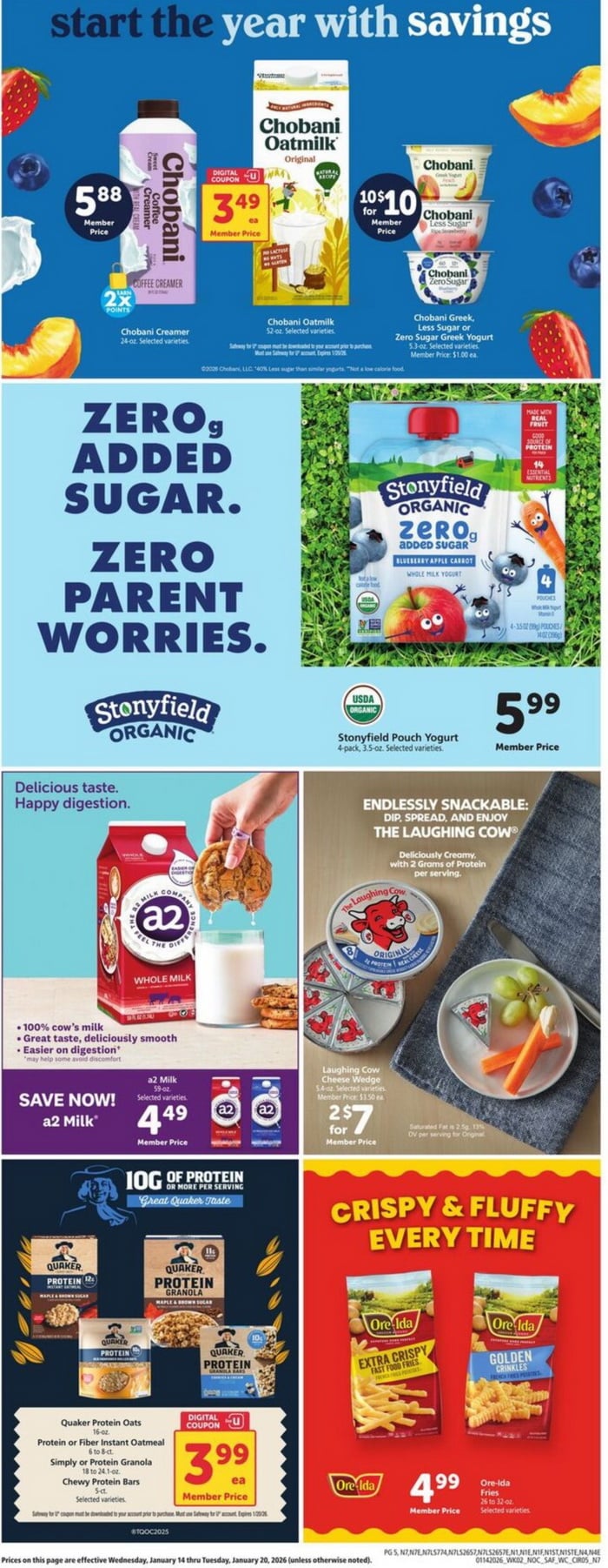 Safeway Weekly Ad Jan 14 – Jan 20, 2026