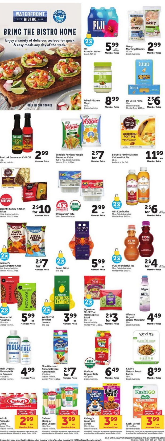 Safeway Weekly Ad Jan 14 – Jan 20, 2026