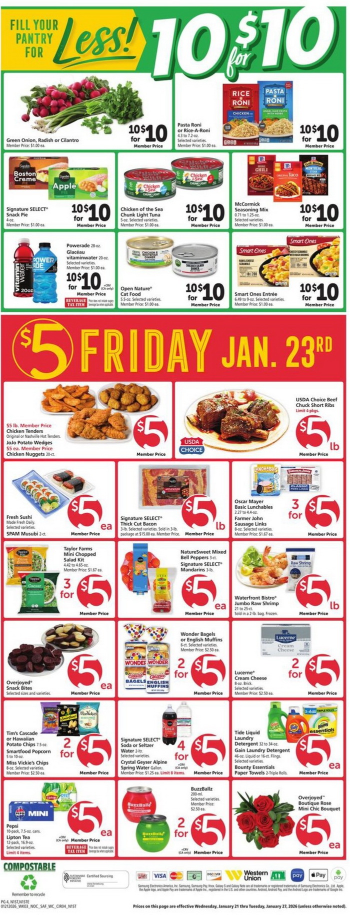 Safeway Weekly Ad Jan 21 – Jan 27, 2026