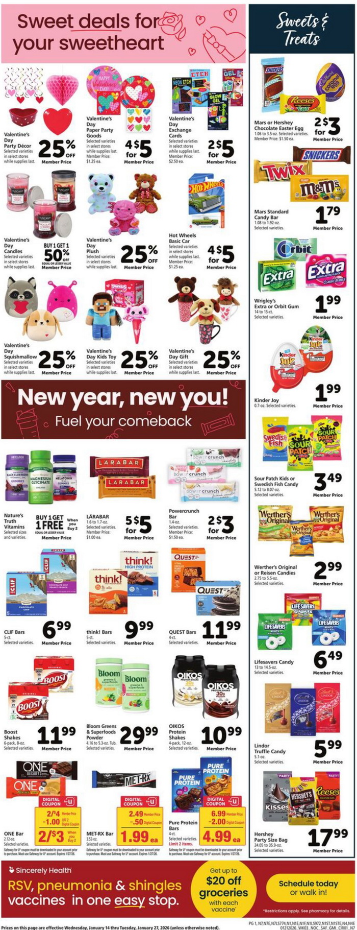Safeway Weekly Ad Jan 21 – Jan 27, 2026