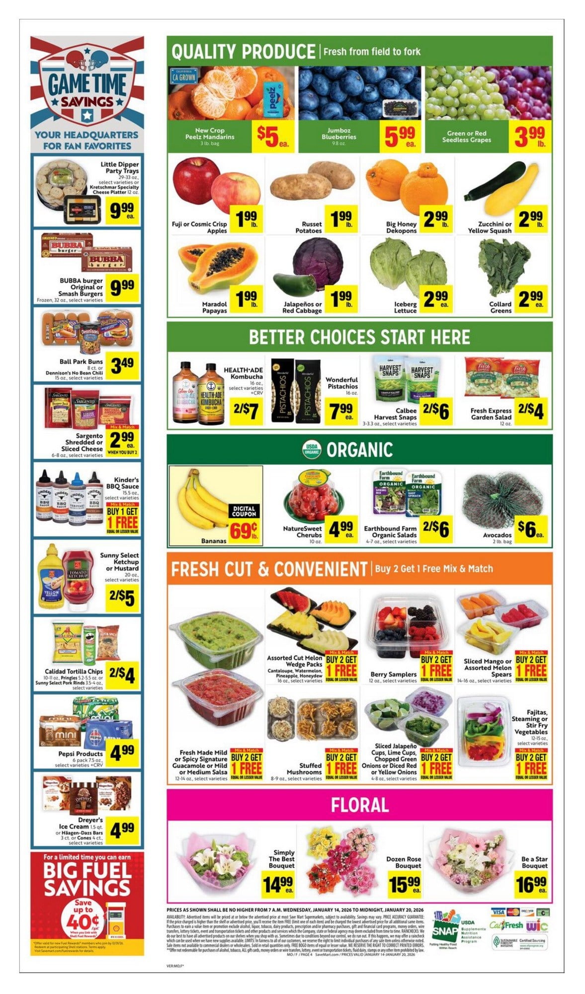 Save Mart Supermarkets Weekly Ad Jan 14 – Jan 20, 2026