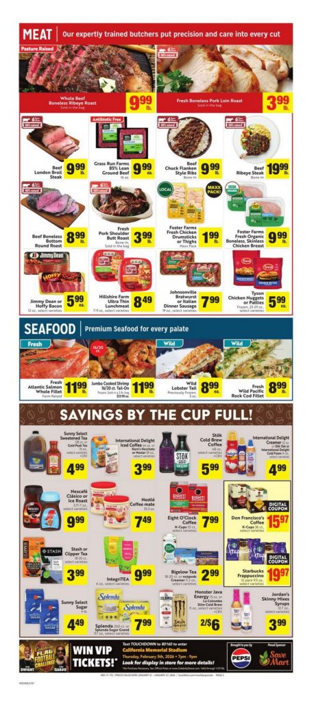 Save Mart Supermarkets Weekly Ad Jan 21 – Jan 27, 2026
