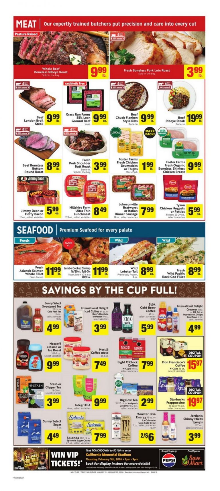 Save Mart Supermarkets Weekly Ad Jan 21 – Jan 27, 2026