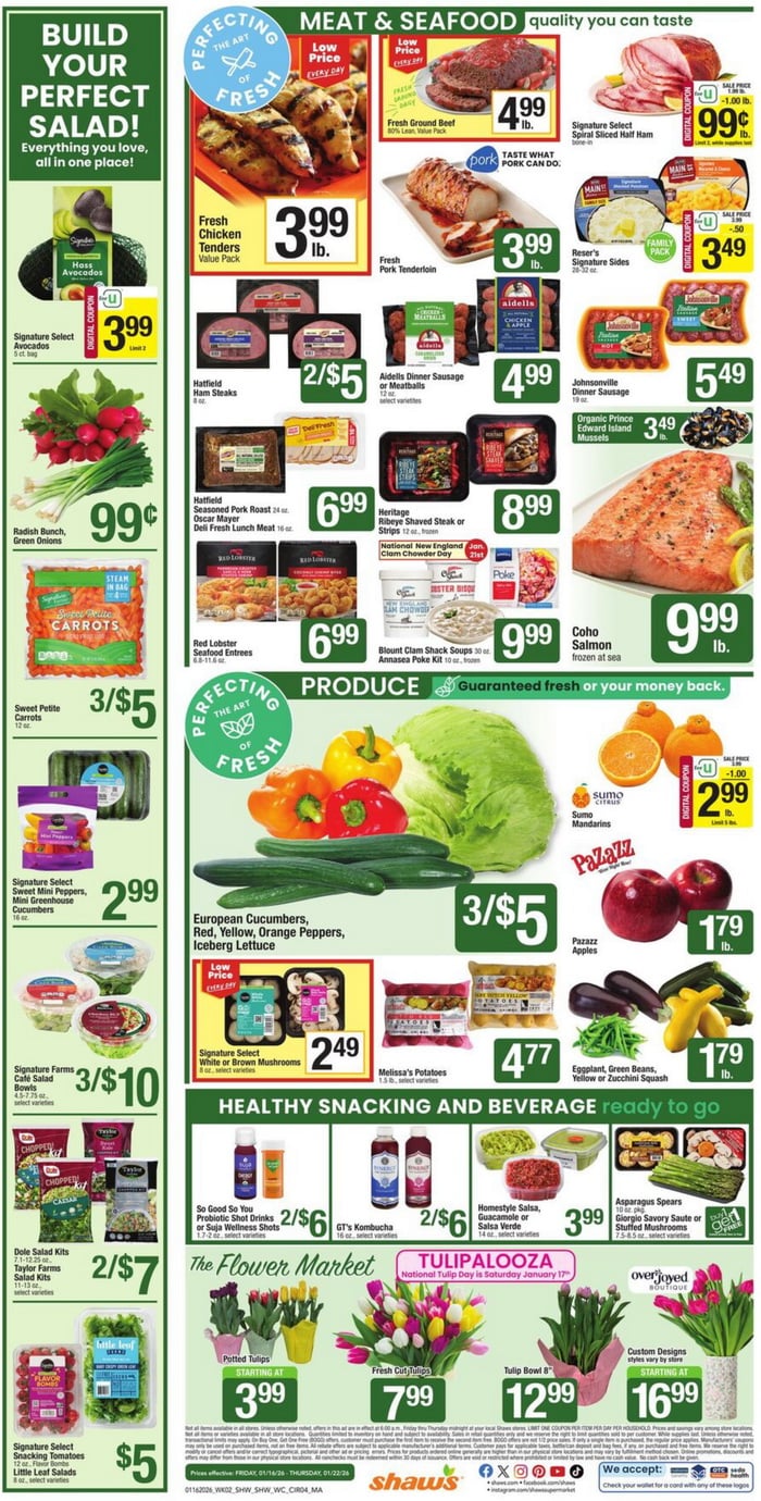 Shaw's Weekly Ad Jan 16 – Jan 22, 2026
