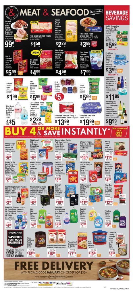 Smart & Final Weekly Ad Jan 07 – Jan 13, 2026