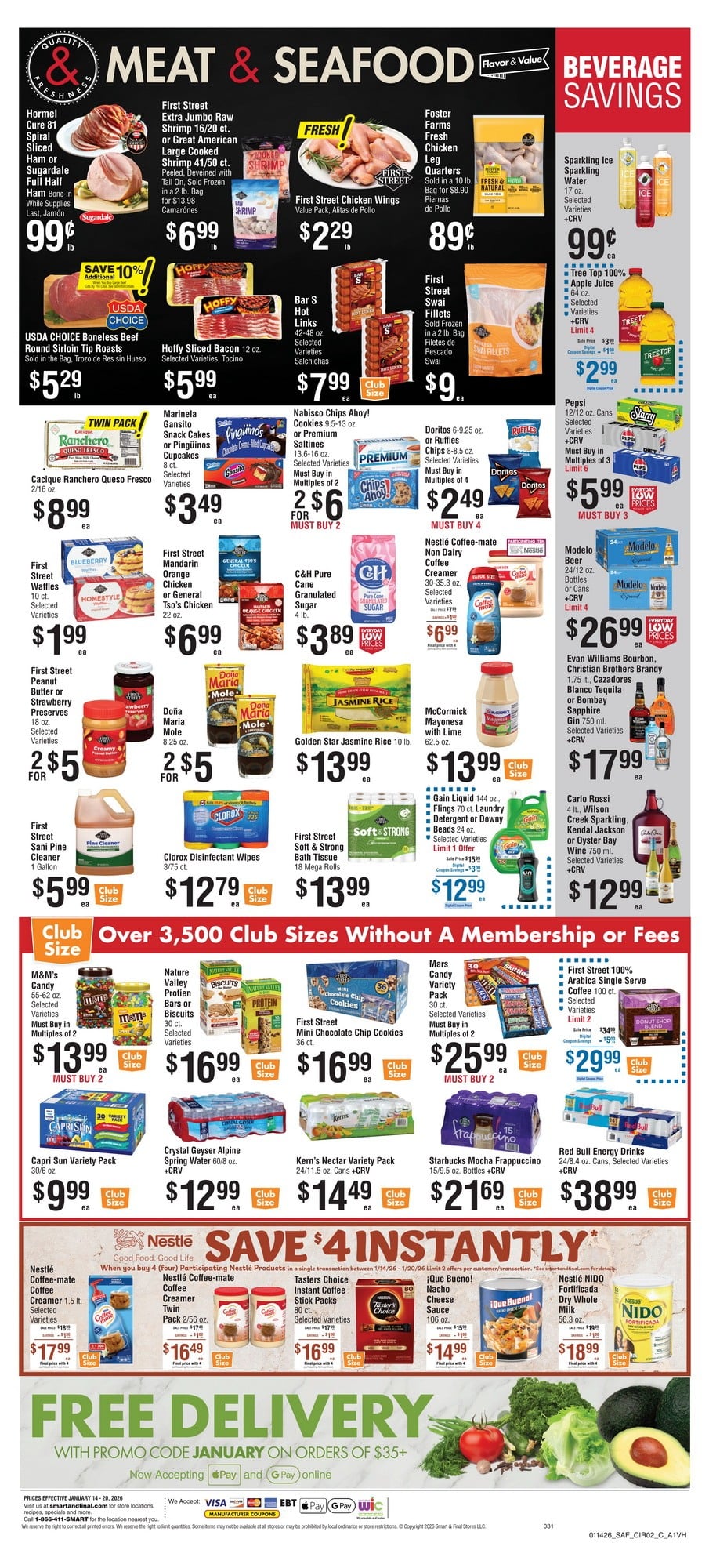 Smart & Final Weekly Ad Jan 14 – Jan 20, 2026