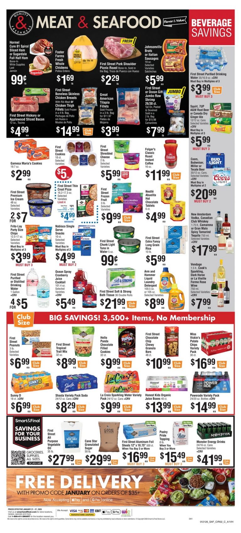 Smart & Final Weekly Ad Jan 21 – Jan 27, 2026