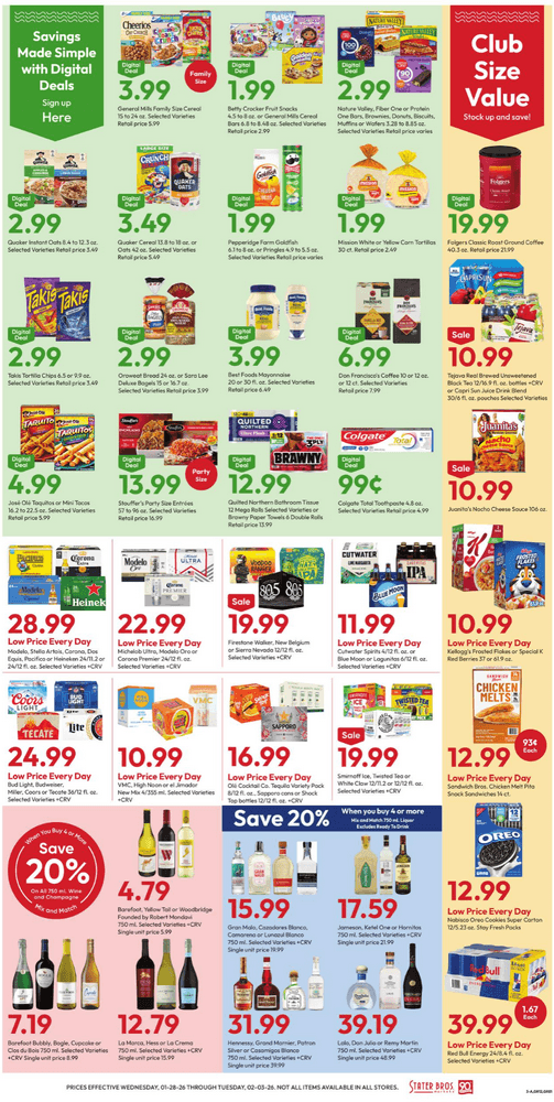 Stater Bros Weekly Ad Jan 28 – Feb 03, 2026