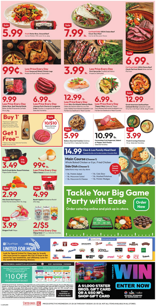 Stater Bros Weekly Ad Jan 28 – Feb 03, 2026