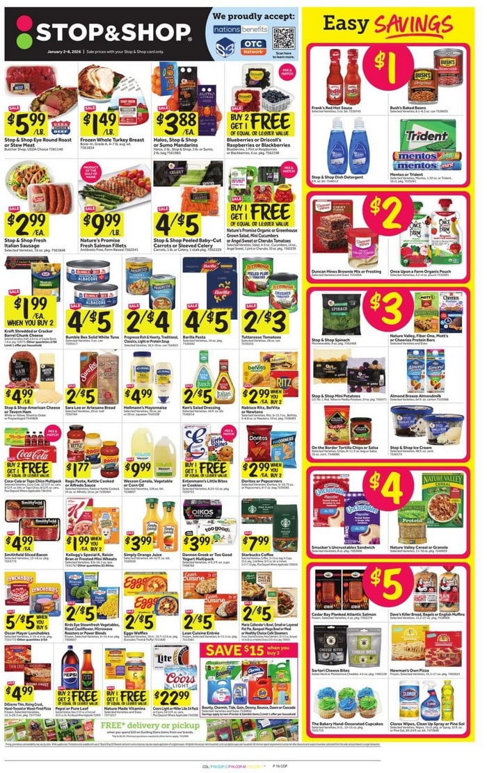 Stop & Shop Weekly Ad Jan 02 – Jan 08, 2026