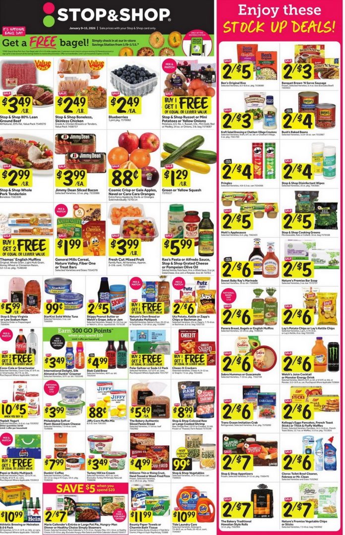 Stop & Shop Weekly Ad Jan 09 – Jan 15, 2026