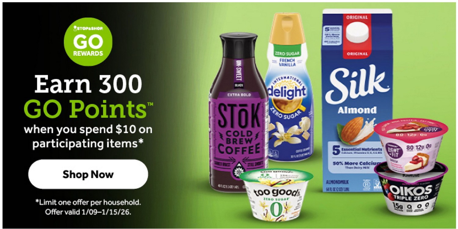 Stop & Shop Weekly Ad Jan 09 – Jan 15, 2026