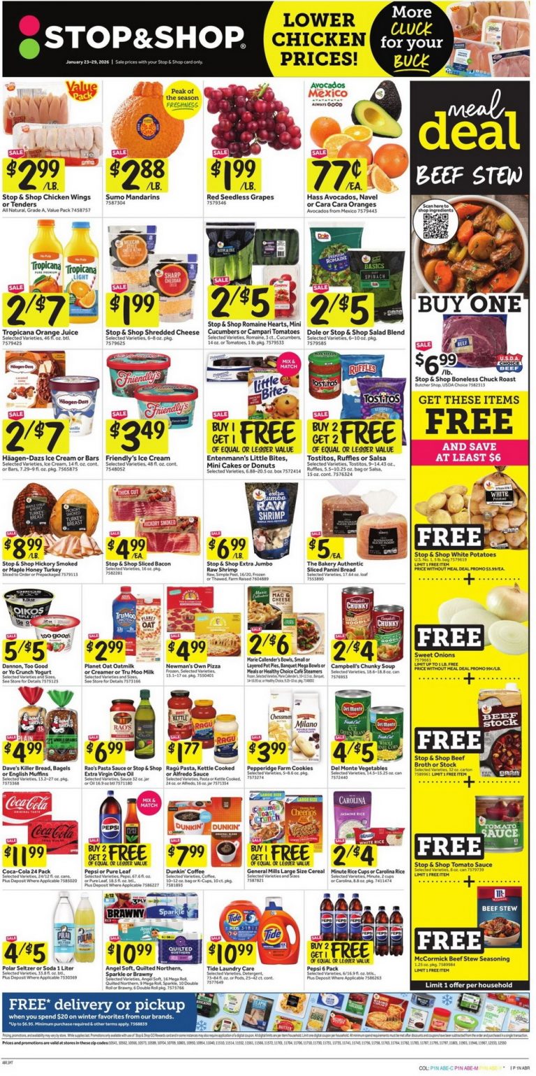 Stop & Shop Weekly Ad Jan 23 – Jan 29, 2026