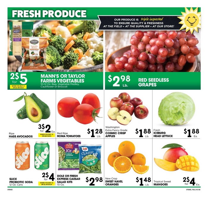 Sunshine Foods Weekly Ad Jan 21 – Jan 27, 2026