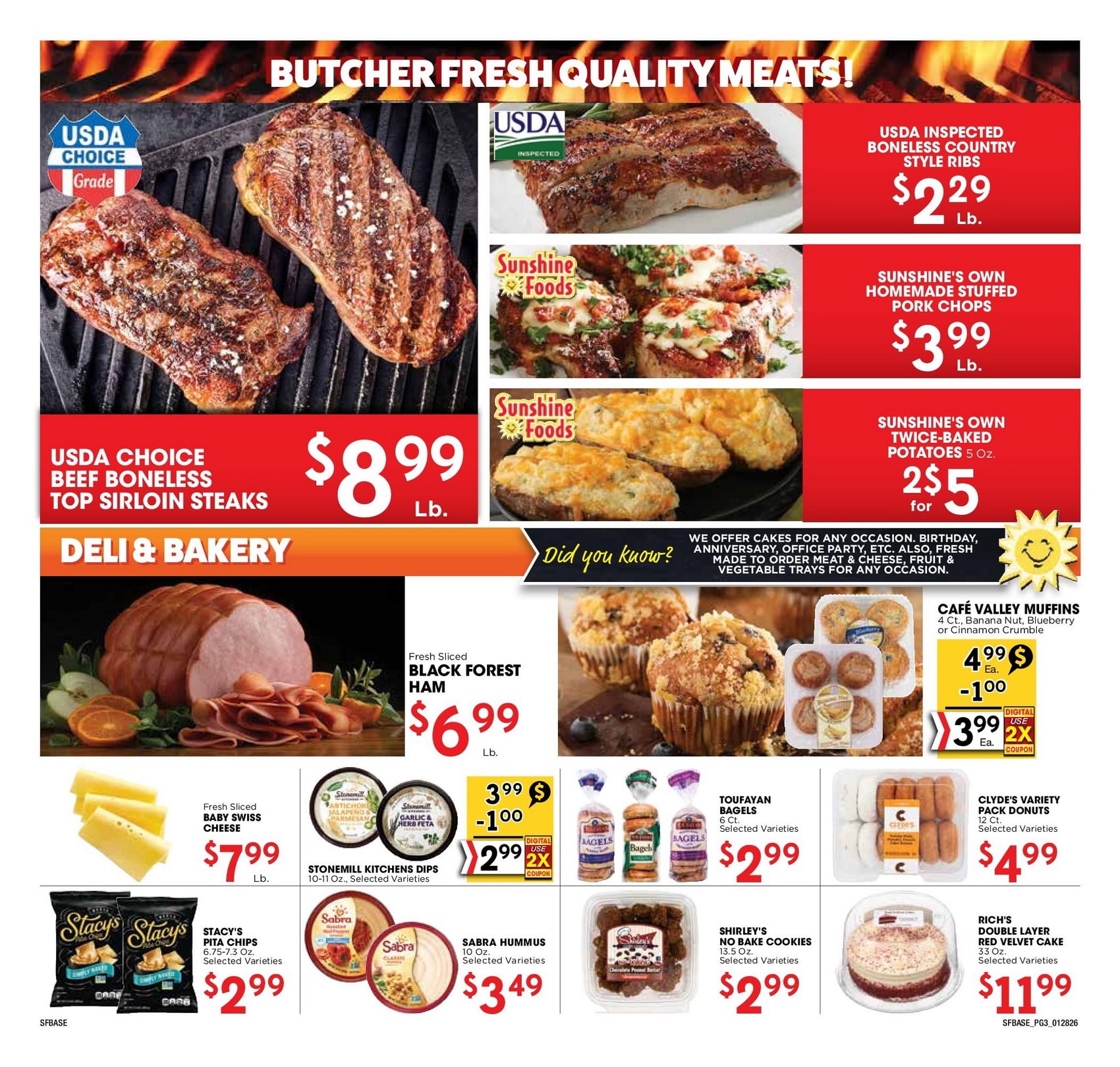 Sunshine Foods Weekly Ad Jan 28 – Feb 03, 2026
