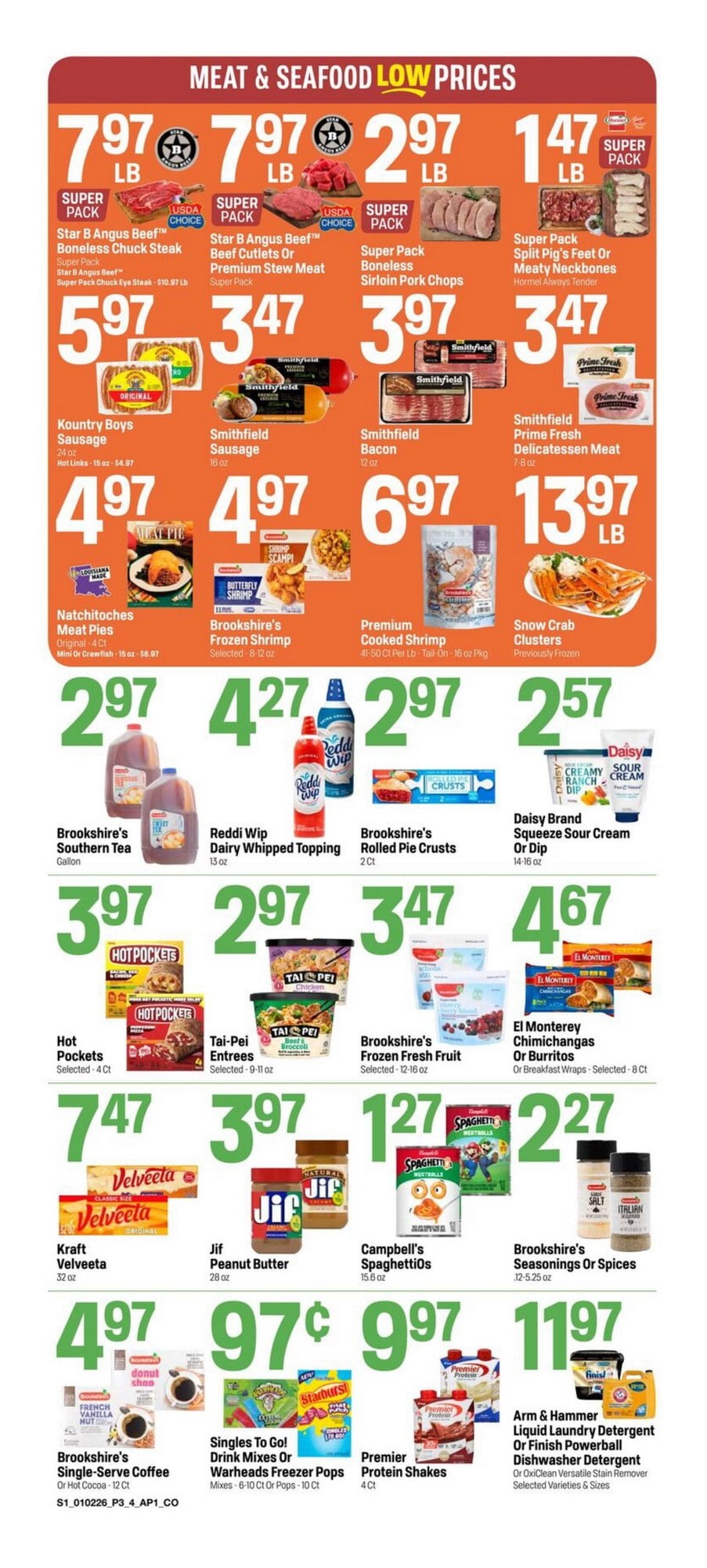 Super 1 Foods Weekly Ad Jan 02 – Jan 06, 2026