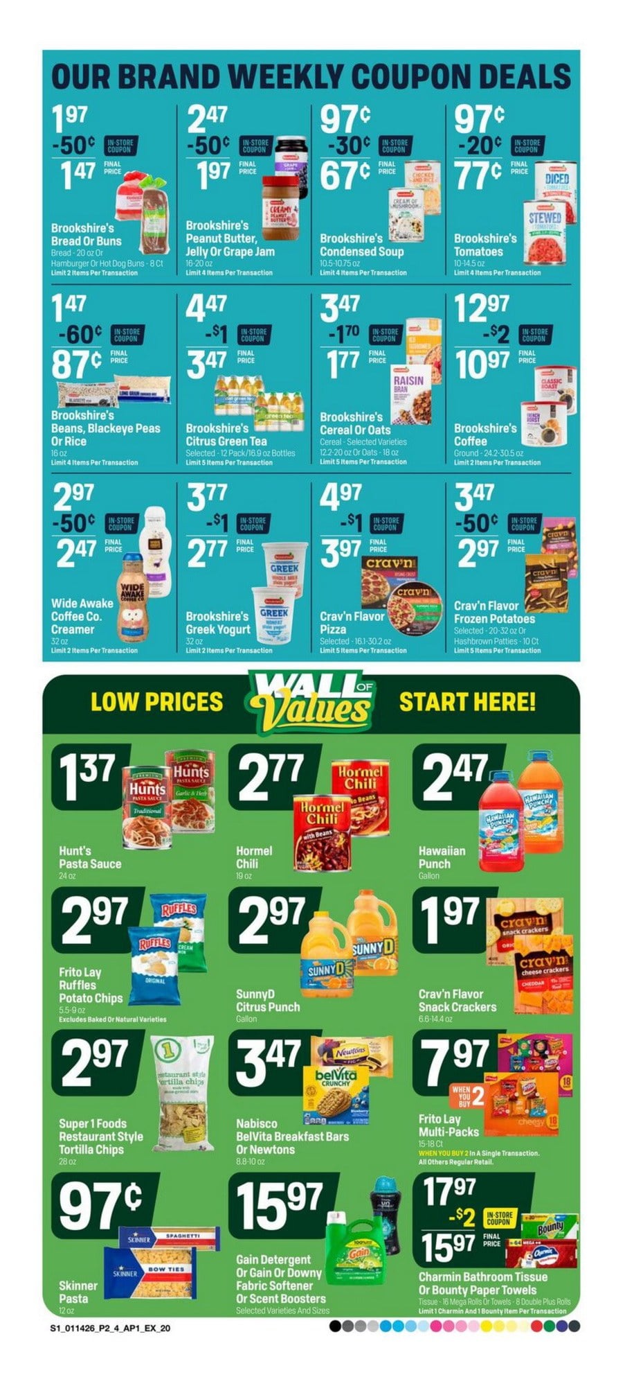 Super 1 Foods Weekly Ad Jan 14 – Jan 20, 2026