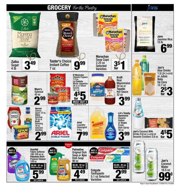 Super King Weekly Ad Jan 07 – Jan 13, 2026