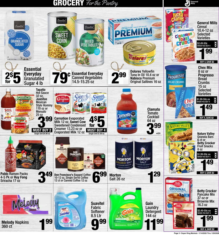 Super King Weekly Ad Jan 14 – Jan 20, 2026