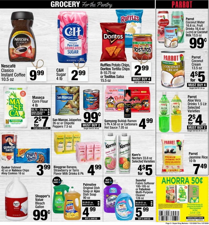 Super King Weekly Ad Jan 21 – Jan 27, 2026