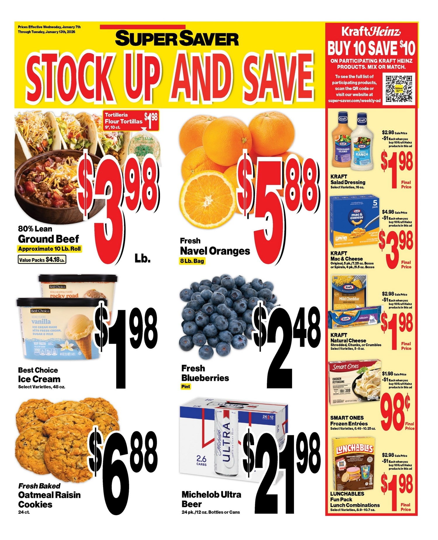 Super Saver Weekly Ad Jan 07 – Jan 13, 2026