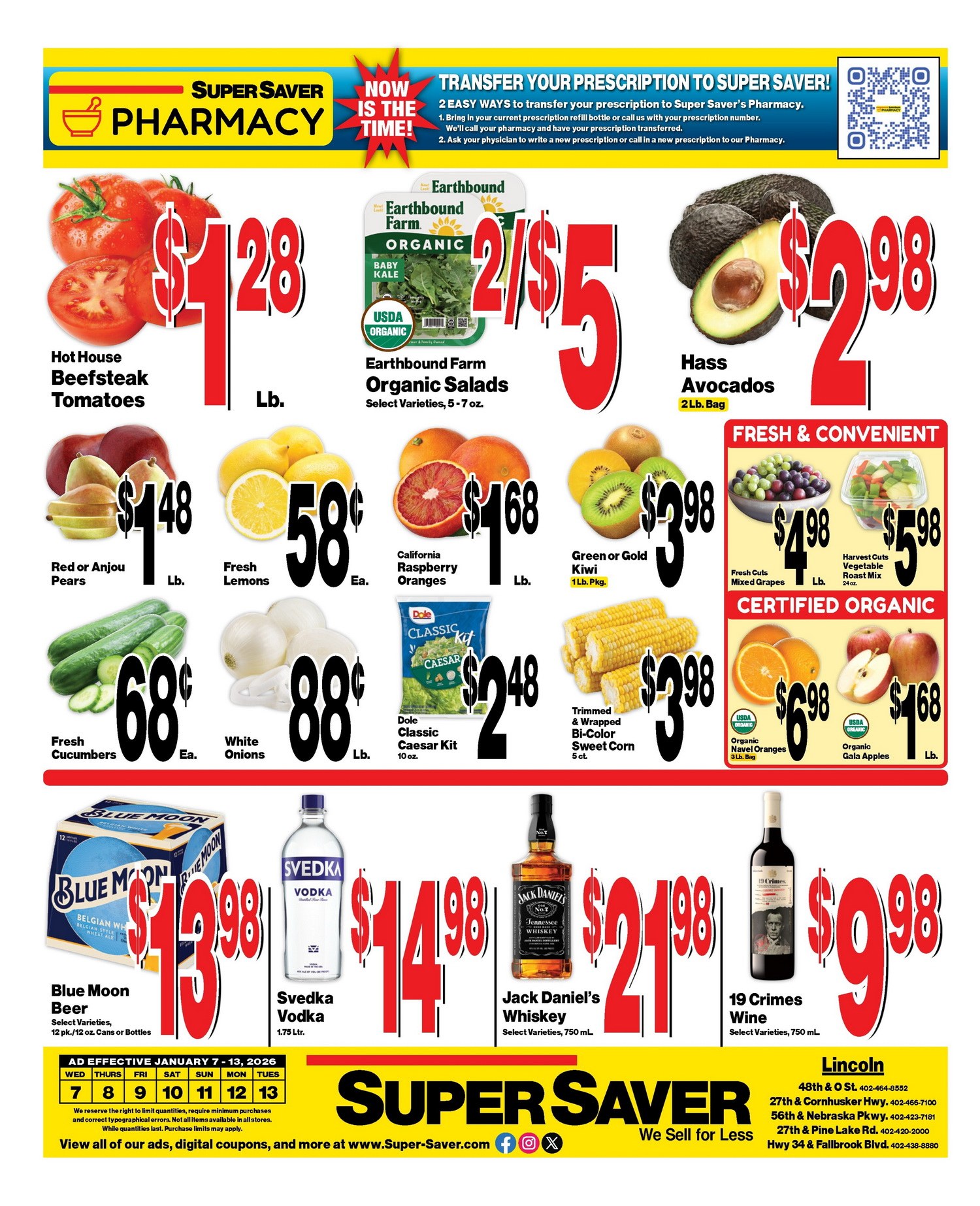 Super Saver Weekly Ad Jan 07 – Jan 13, 2026