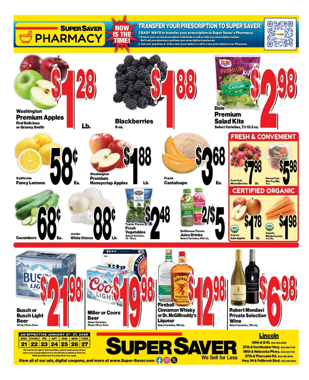 Super Saver Weekly Ad Jan 21 – Jan 27, 2026